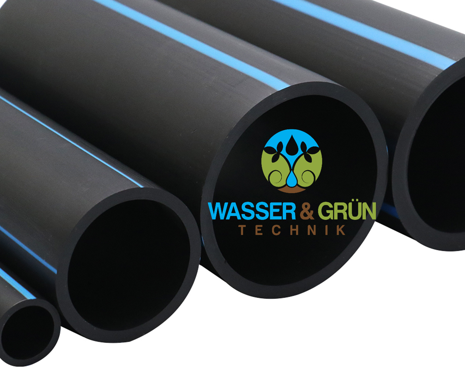 PE Rohr Stange 1m und 1,5 m PN10, PE- 25mm, PE- 32mm, PE- 40 m, PE ...